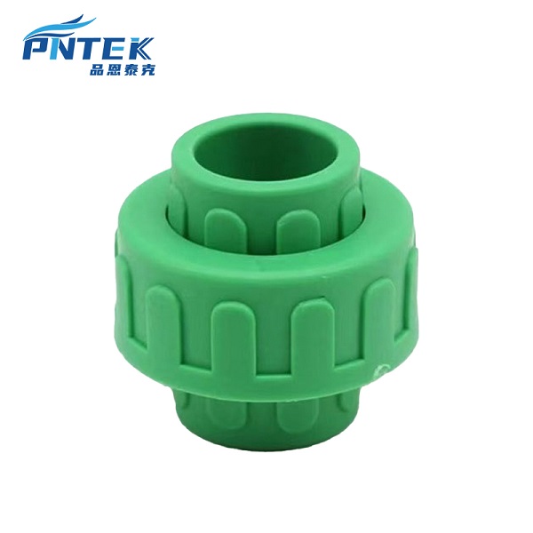 China PNTEK Green Color PPR Fittings Union All Plastic Union 20 25 32 ...