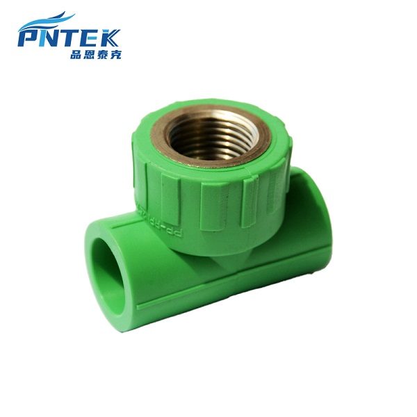 PNTEK PPR Green Female Tee Brass Threaded Insert 20–63mm PPR Pipe ...