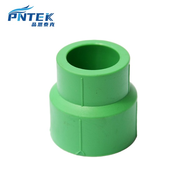 China PNTEK PPR Reducer Socket Green PPR Pipe Fittings factory and manufacturers | Pntek